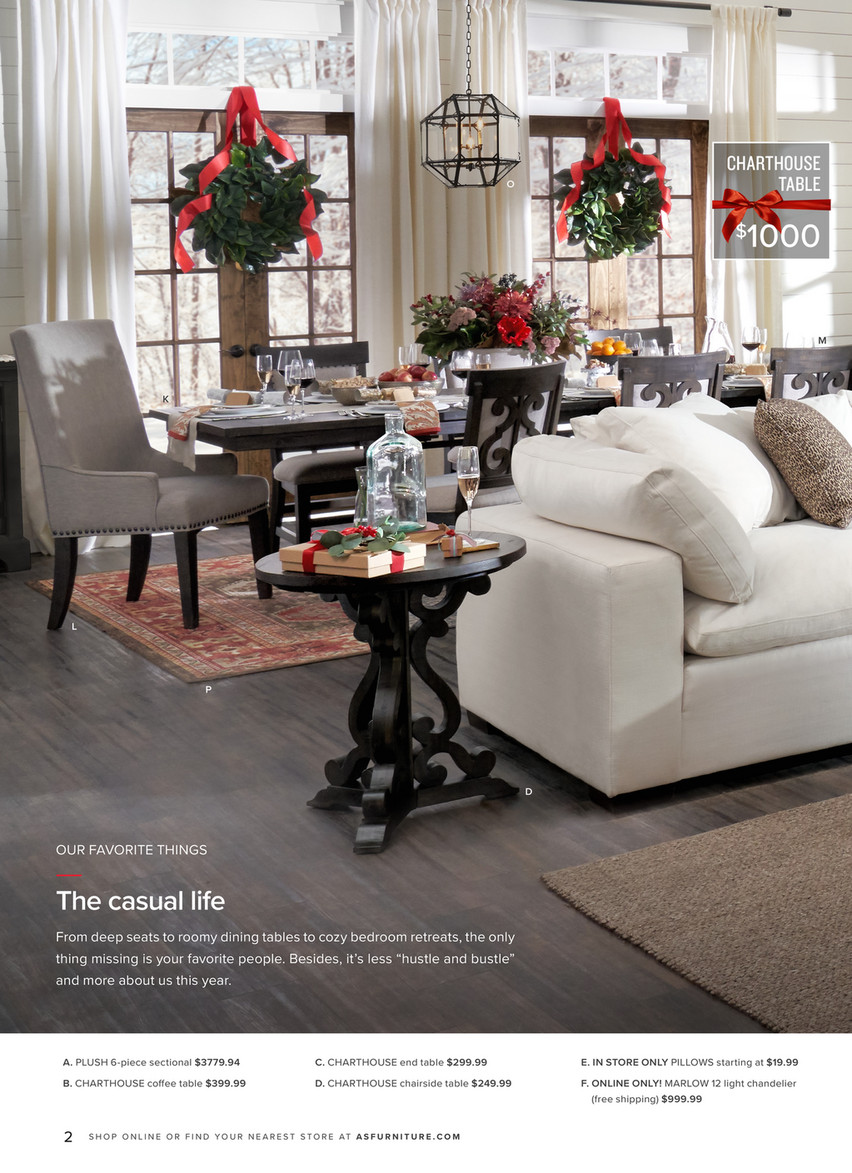 Charthouse coffee table store